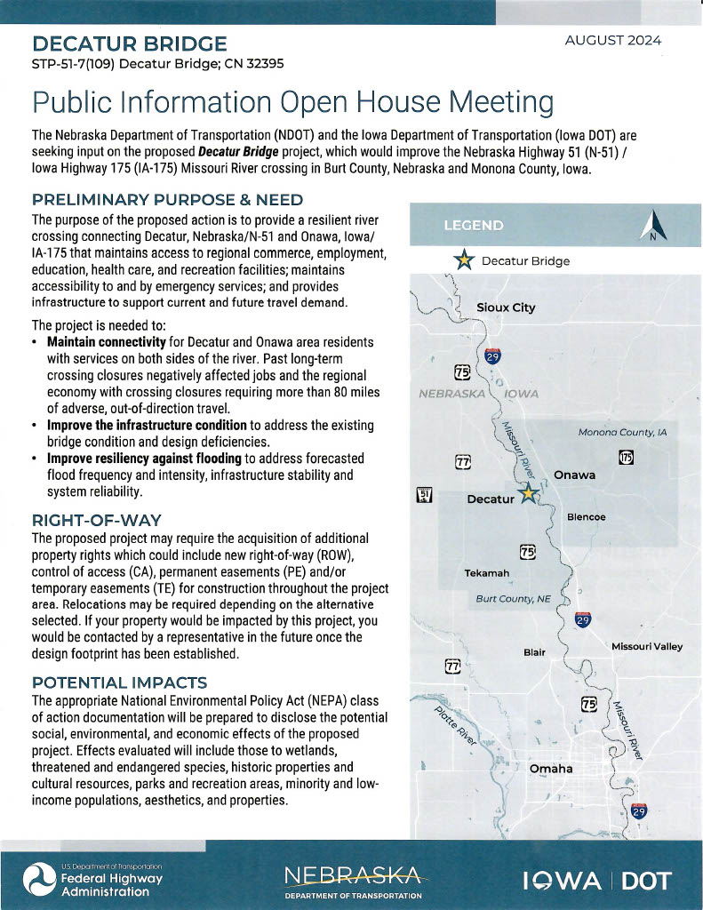 Decatur Bridge Project - Omaha Tribe of Nebraska