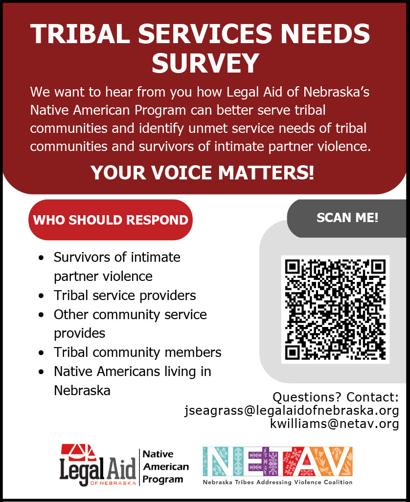 Tribal Services Needs Survey - Omaha Tribe of Nebraska