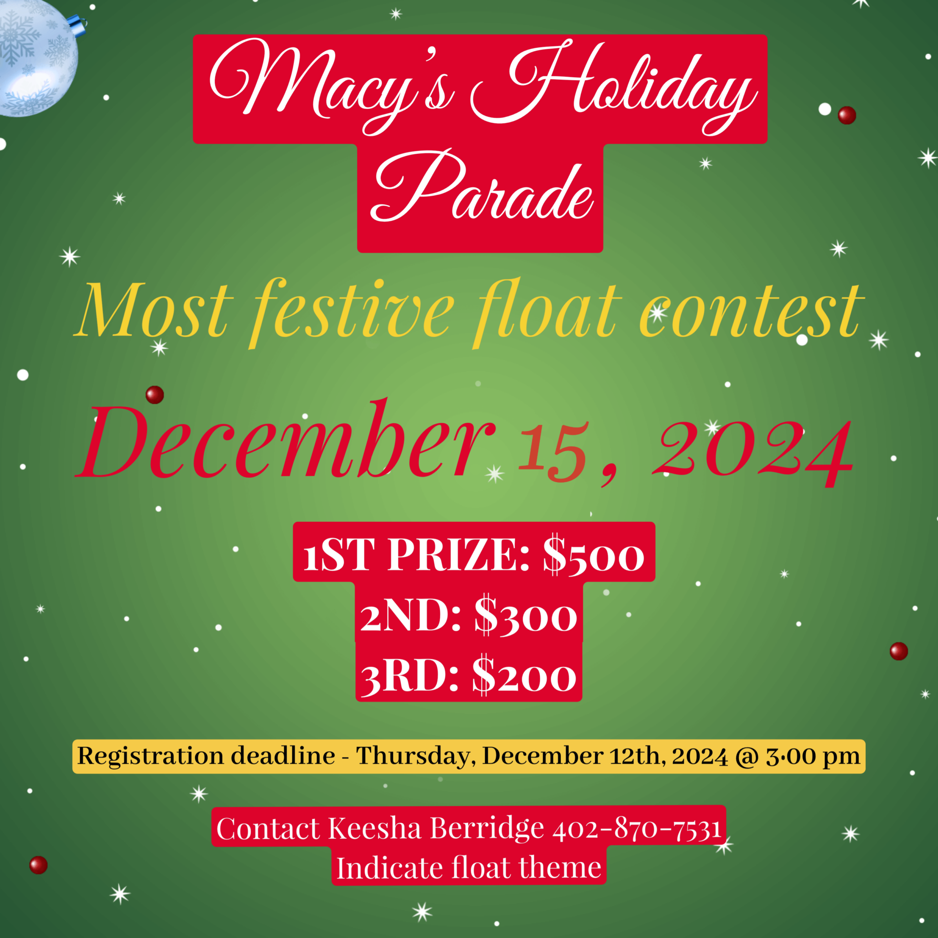 Float Contest - Omaha Tribe of Nebraska